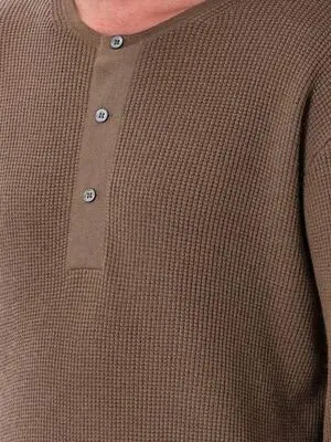 Studio Nicholson Extrafine Merino Wool And Cashmere Crewneck Jumper - Brown