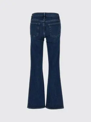 FRAME The Rodeo Mid-rise Flared Cotton Jeans
