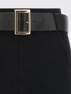 SELF-PORTRAIT High-waisted Skinny Leather Trousers With Adjustable Belt
