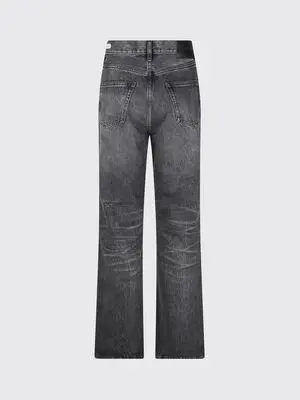 SUNFLOWER Straight Fit Cotton Denim Jeans With Mid-rise Waist