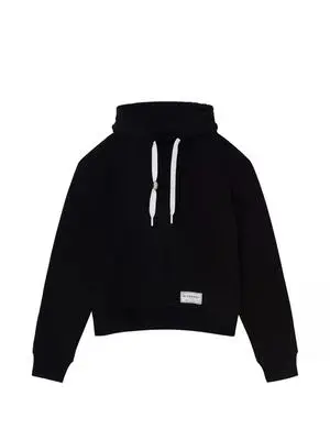 Givenchy Couture Seam Hoodie In Fleece - Black