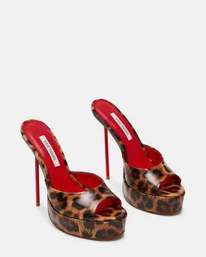 Steve Madden Darelis Mule Heels - Leopard