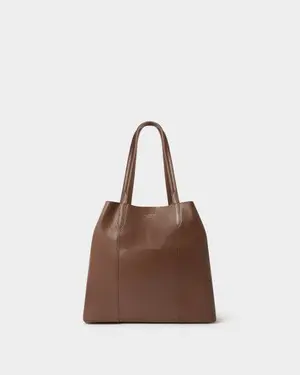 OSPREY LONDON The Notting Hill Leather Tote Bag - Tan