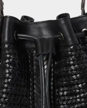 OSPREY LONDON The Lima Leather Bucket Bag