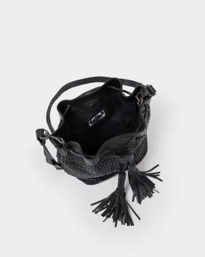 OSPREY LONDON The Lima Leather Bucket Bag