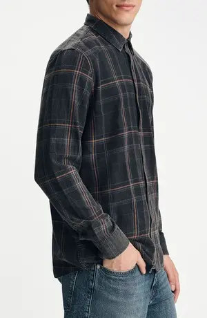 MAVI Plaid Regular Fit Long Sleeve Button Up Shirt