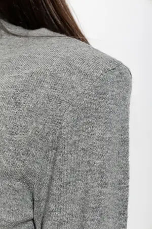 ROTATE BY BIRGER CHRISTENSEN Wool Sweater With Shoulder Pads