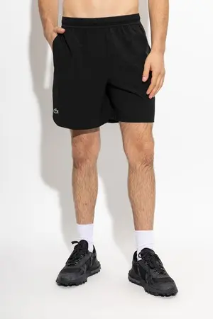 Lacoste Shorts With Logo Patch