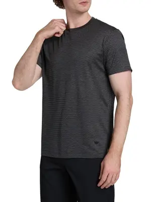 Emporio Armani Dash Cotton-blend T-shirt