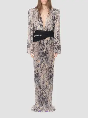 Valentino Garavani Long Dress With Pleats