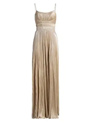 Ulla Johnson The Reine Plisse Pleated Gown - Opal