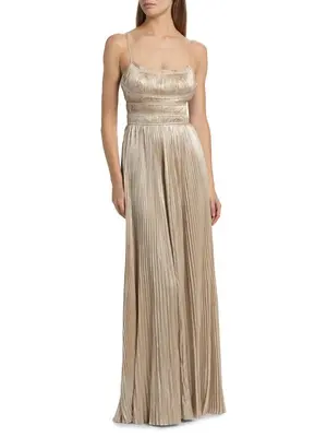 Ulla Johnson The Reine Plisse Pleated Gown - Opal