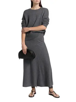 LISA YANG Flared Cashmere Maxi Skirt