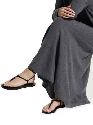 LISA YANG Flared Cashmere Maxi Skirt