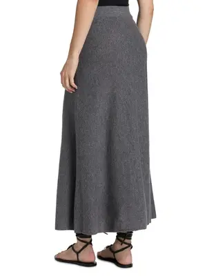 LISA YANG Flared Cashmere Maxi Skirt