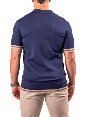 MACEOO Polo Zip Shirt