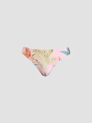 L'Agence Nicole Colorful Palm Bikini Bottom - Multi
