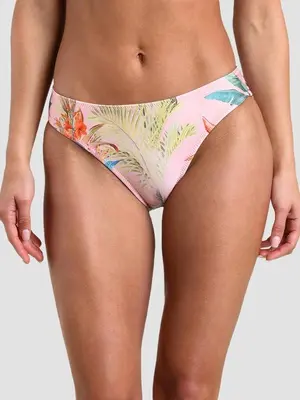 L'Agence Nicole Colorful Palm Bikini Bottom