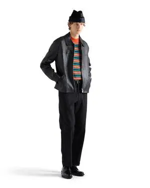Prada Nappa Leather Blouson Jacket