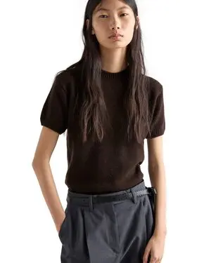 Prada Short-sleeved Cashmere Sweater