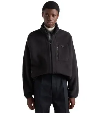 Prada Fleece Blouson Jacket