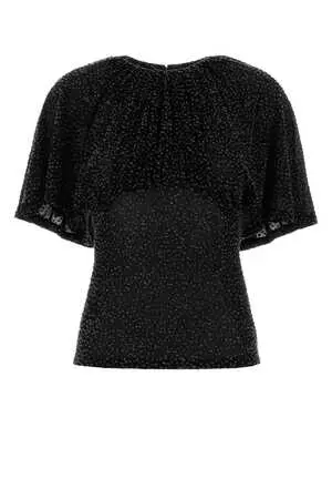 Rabanne Embroidered Stretch Viscose Blend Top - Multicolor