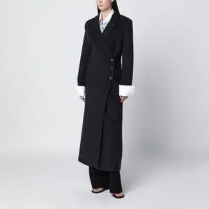 IVY OAK Charcoal Long Asymmetric Coat - Grey