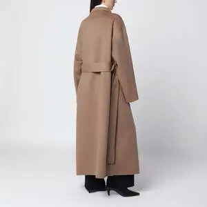 Almada Label Mara Tan Double-face Wool Coat