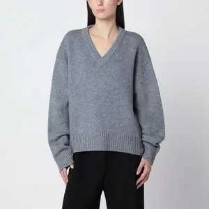 Almada Label Yara Cashmere And Merino Wool Sweater - Grey