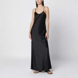 Almada Label Winona Satin Dress - Black