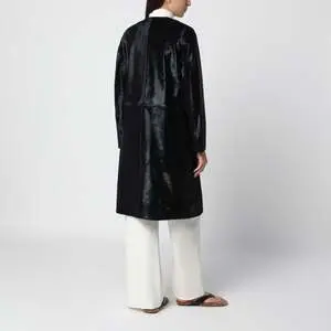 Almada Label Harlow Pony-effect Leather Coat