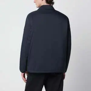 Burberry Navy Dalewood Shirt Jacket In Nylon