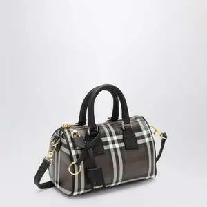 Burberry Mini Check Cotton Bowling Bag
