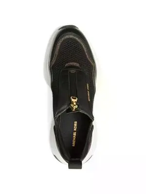 Michael Kors Mixed-media Zuma Sneakers