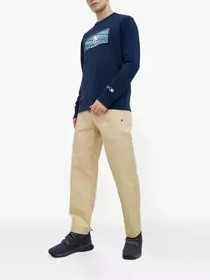 Champion Drawstring-waist Logo-patch Trousers
