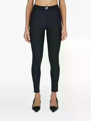 COURREGES Logo-waistband Leggings