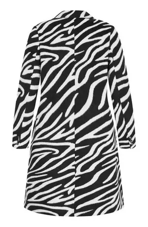 City Chic Print Coat