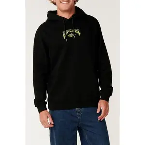 Rip Curl Shredding Fleece Pullover Hoodie - Black
