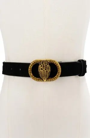 Kurt Geiger Chelsea Suede Chain Belt