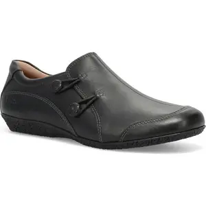 TAOS Ramble Leather Flat - Black
