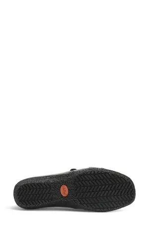 TAOS Ramble Leather Flat - Black