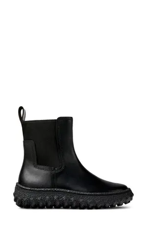 Camper Ground Leather Chelsea Boot - Black