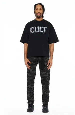 CULT OF INDIVIDUALITY Cult Graphic Oversized T-shirt