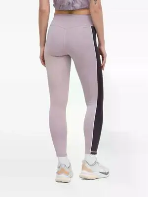 Adidas 7/8 Optime Colourblock Leggings - Purple