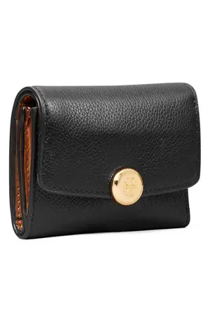 Tory Burch Romy French Flap Leather Wallet