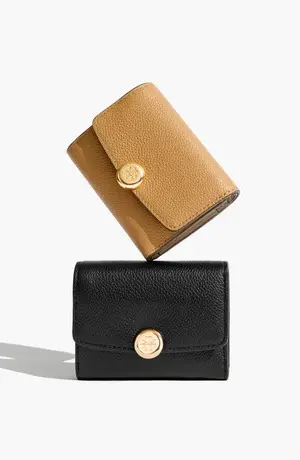 Tory Burch Romy French Flap Leather Wallet