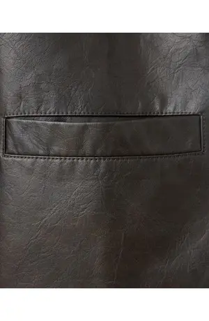 Mango Faux Leather Jacket