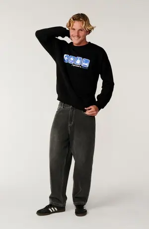 Rip Curl Archive Ride On Crewneck Sweatshirt