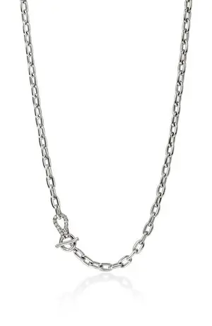 John Hardy Surf Sterling Knot Necklace - Silver