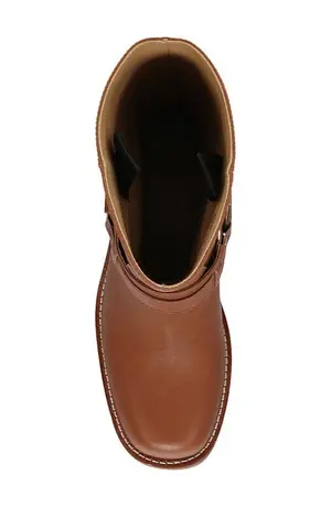 THE FRYE COMPANY Miranda Harness Faux Leather Boot - Saddle